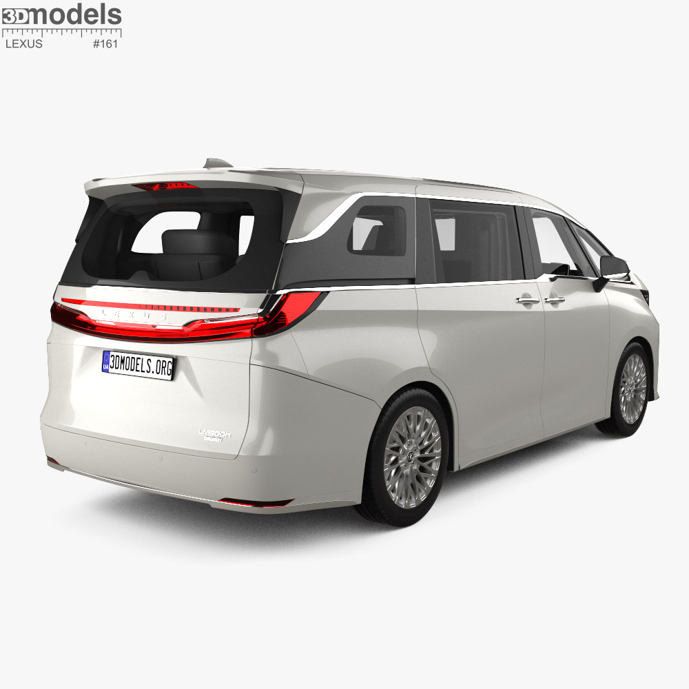 Lexus LM Híbrido com interior 4 seater 2025 Modelo 3D - Baixar Van no ...