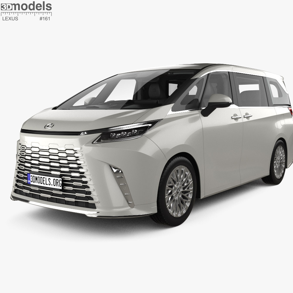 Lexus LM Híbrido com interior 4 seater 2025 Modelo 3D - Baixar Van no ...
