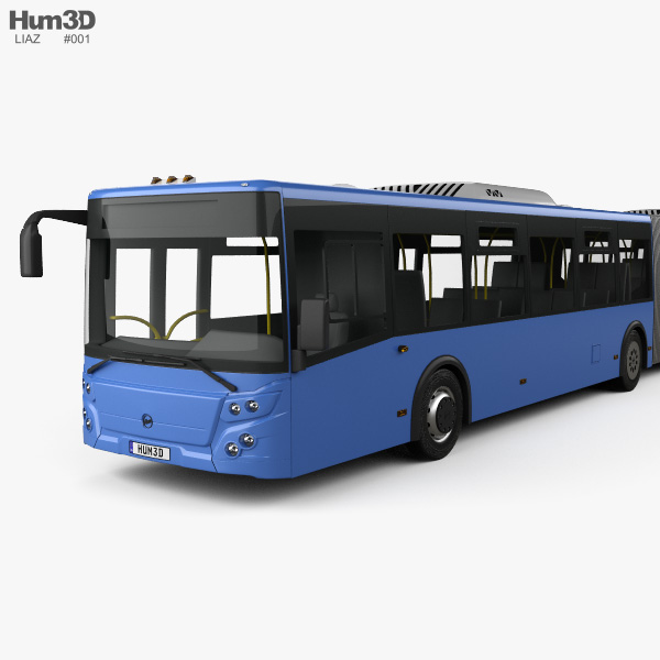LiAZ 6213-65 bus 2018 3D model - Download Bus on 3DModels.org
