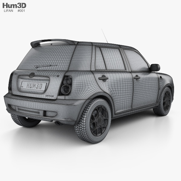 Lifan 320 Smiley 2014 Modelo 3D - Baixar Hatchback no 3DModels.org