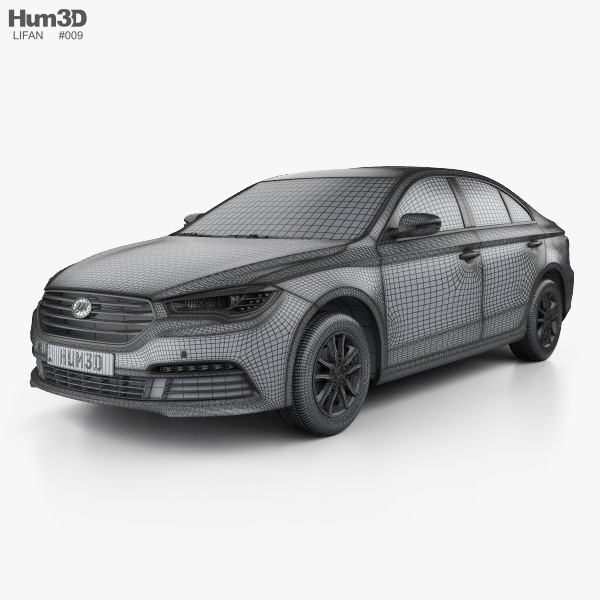 Lifan 820 with HQ interior 2018 3D model - Download Sedan on 3DModels.org