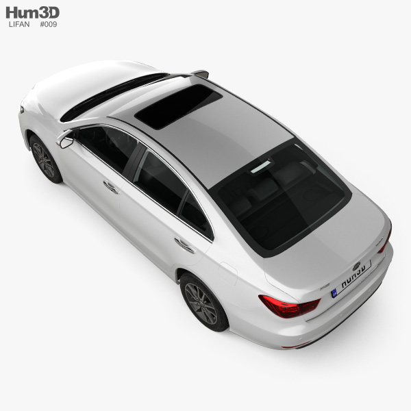 Lifan 820 with HQ interior 2018 3D model - Download Sedan on 3DModels.org