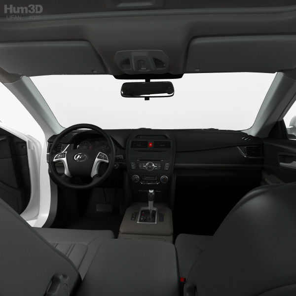 Lifan 820 with HQ interior 2018 3D model - Download Sedan on 3DModels.org