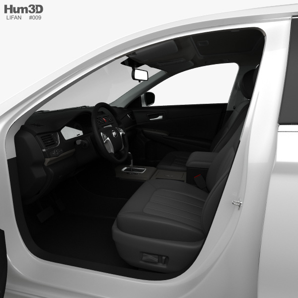 Lifan 820 with HQ interior 2018 3D model - Download Sedan on 3DModels.org