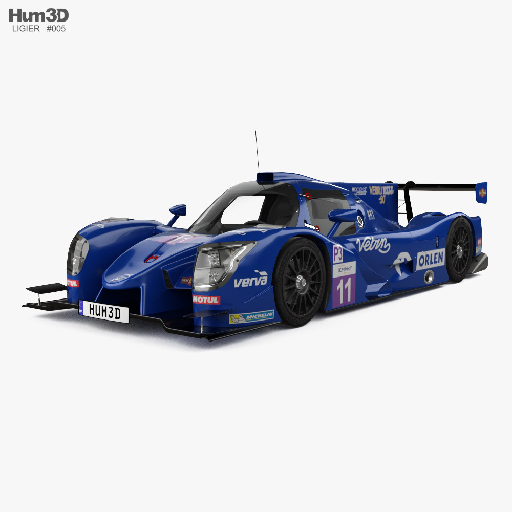 Ligier JS P320 2025 3D model - Download Sports car on 3DModels.org