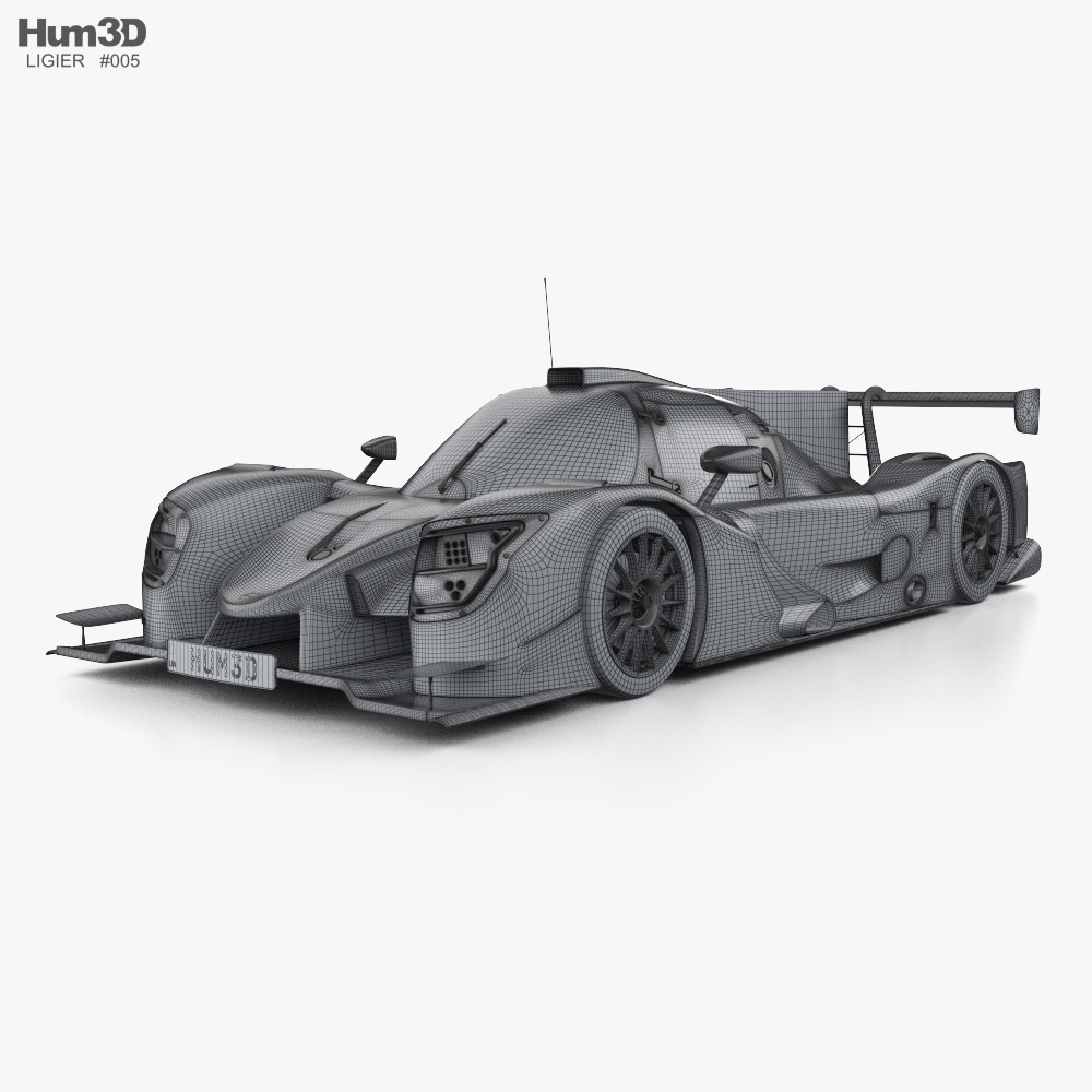Ligier JS P320 2025 3D model - Download Sports car on 3DModels.org