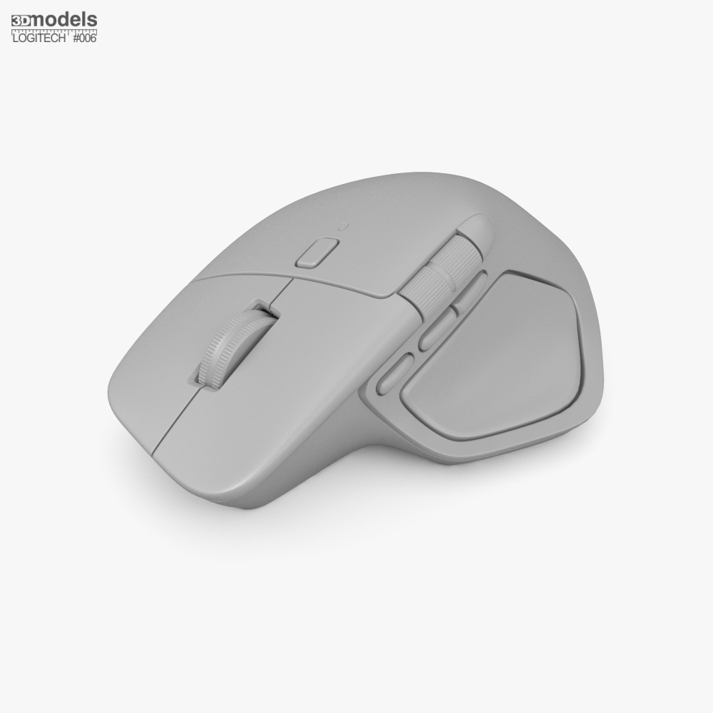 Logitech MX Master 4 Graphite 3D model - Download Computer Accessories ...
