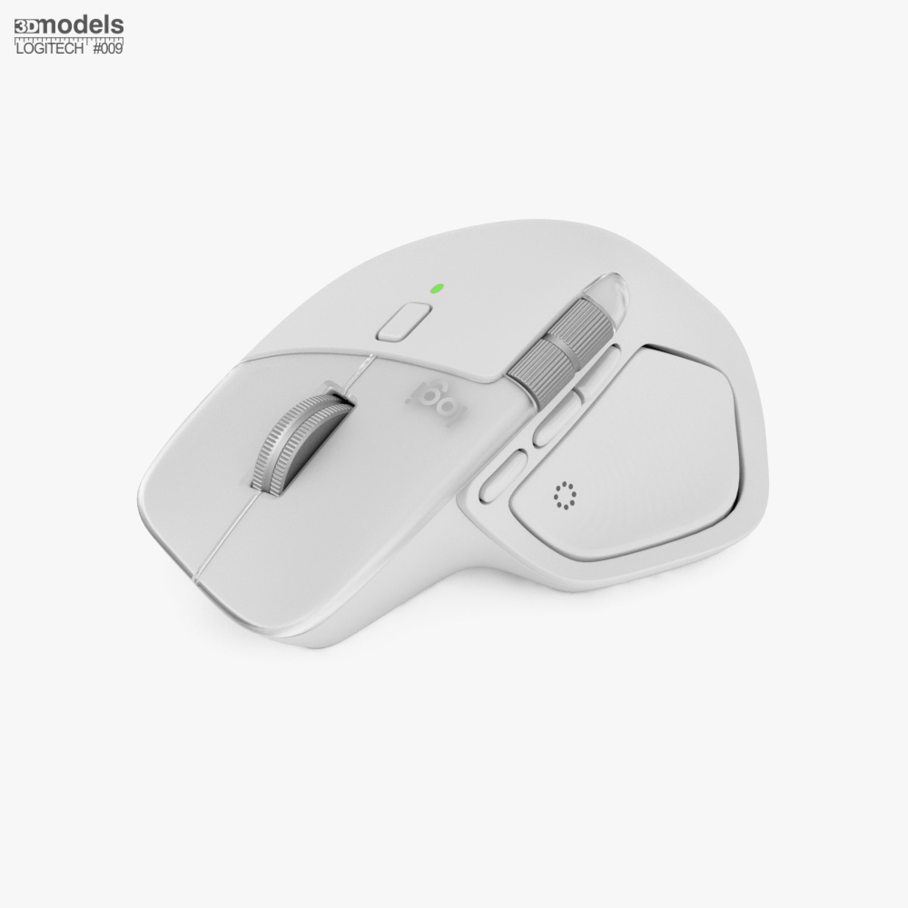Logitech MX Master 4 Pale Gray 3D model - Download Computer Accessories ...