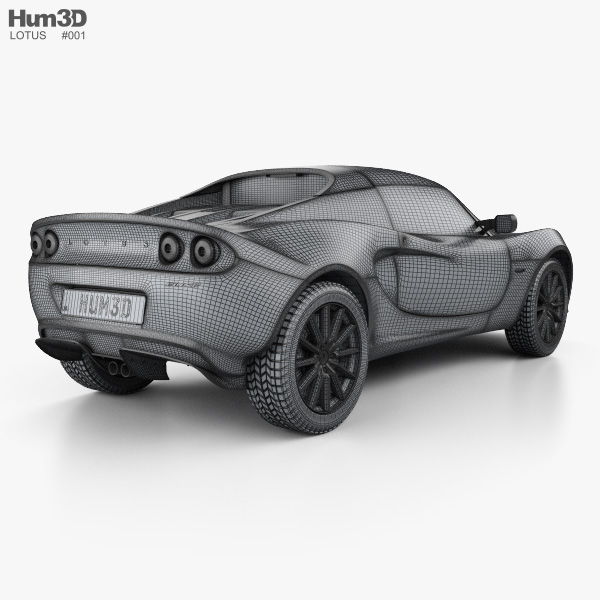 Lotus Elise 2012 3D model - Download Sports car on 3DModels.org
