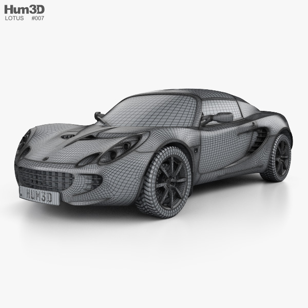 Lotus Elise 2008 3D model - Download Sports car on 3DModels.org