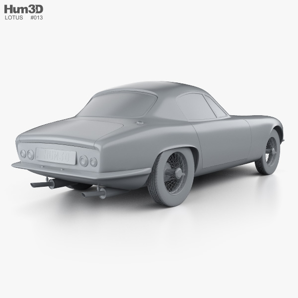Lotus Elite 1957 3D model - Download Sports car on 3DModels.org