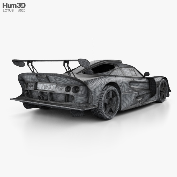 Lotus Elise GT1 2001 Modelo 3D - Descargar Sports car on 3DModels.org