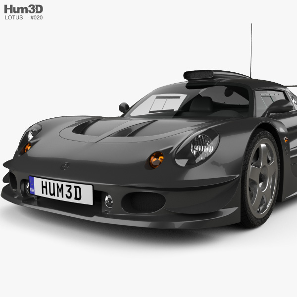Lotus Elise GT1 2001 3D model - Download Sports car on 3DModels.org