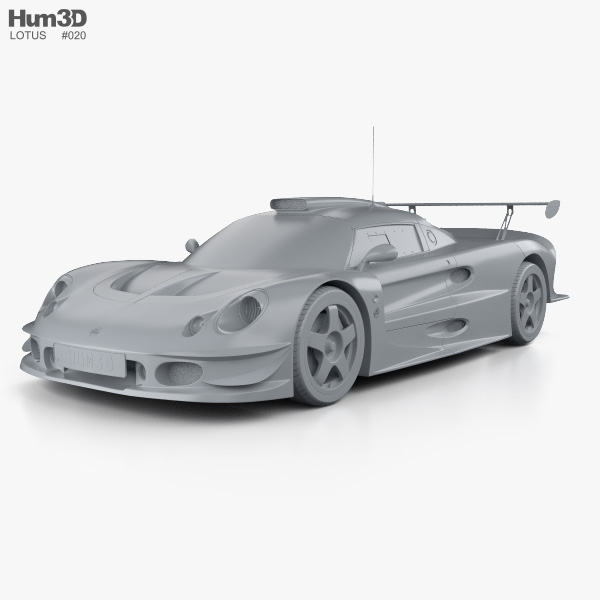Lotus Elise GT1 2001 Modelo 3D - Descargar Sports car on 3DModels.org