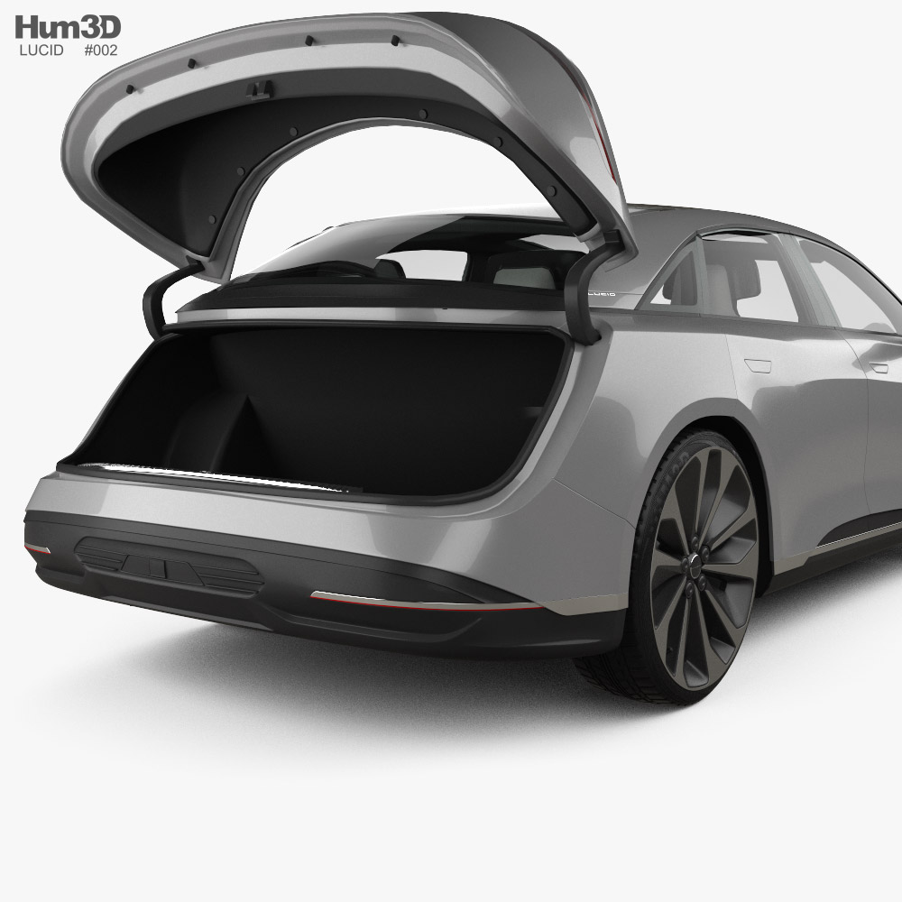 Lucid Air with HQ interior 2019 3D 모델 - 다운로드 Sedan on 3DModels.org
