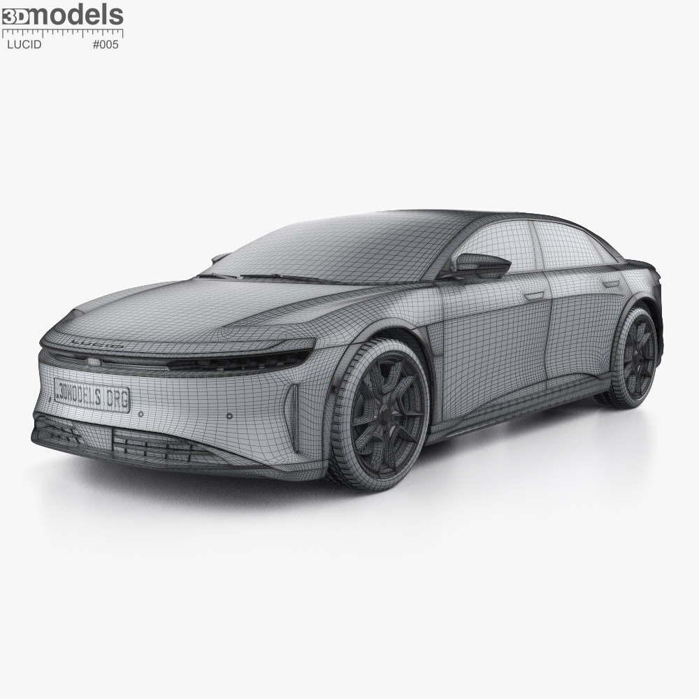 Lucid Air Sapphire 2025 3D model - Download Sedan on 3DModels.org