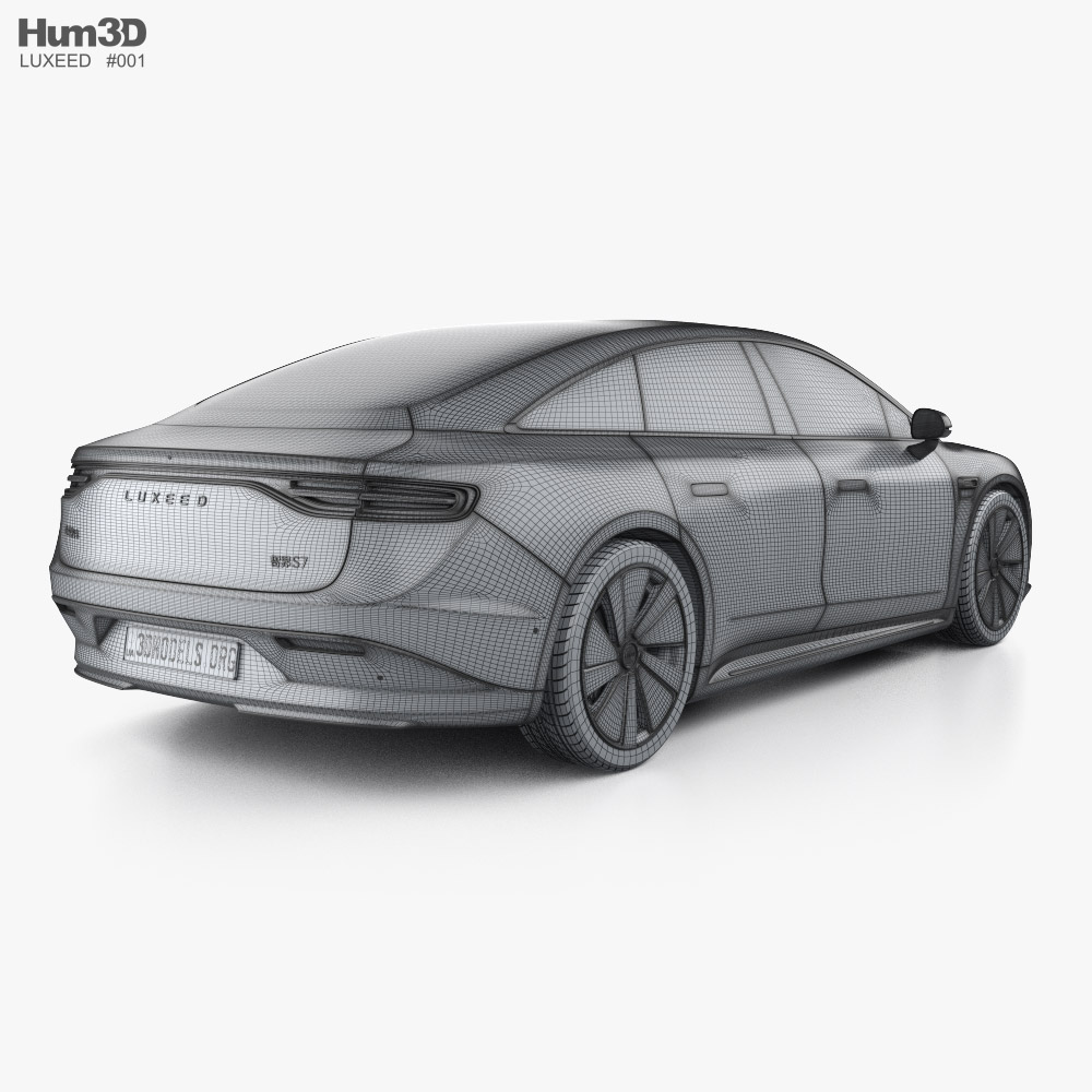 Luxeed S7 2025 3D model - Download Sedan on 3DModels.org