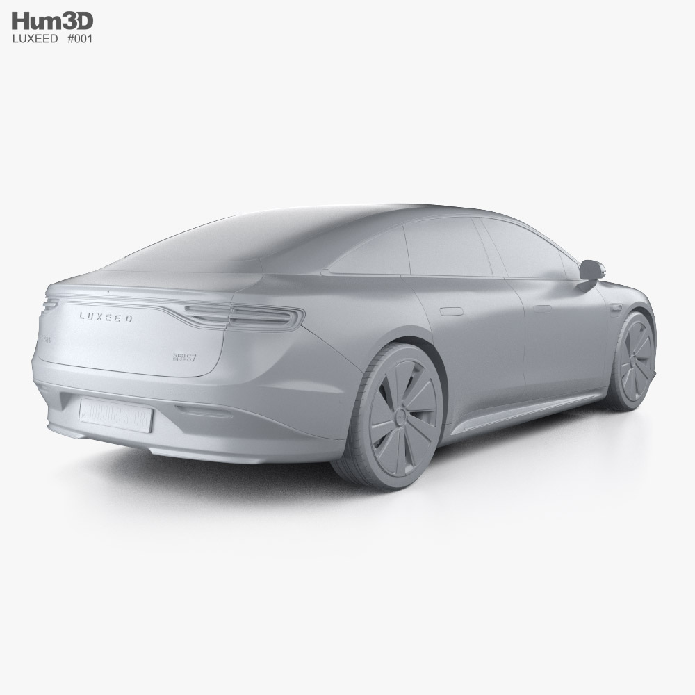 Luxeed S7 2025 3D model - Download Sedan on 3DModels.org