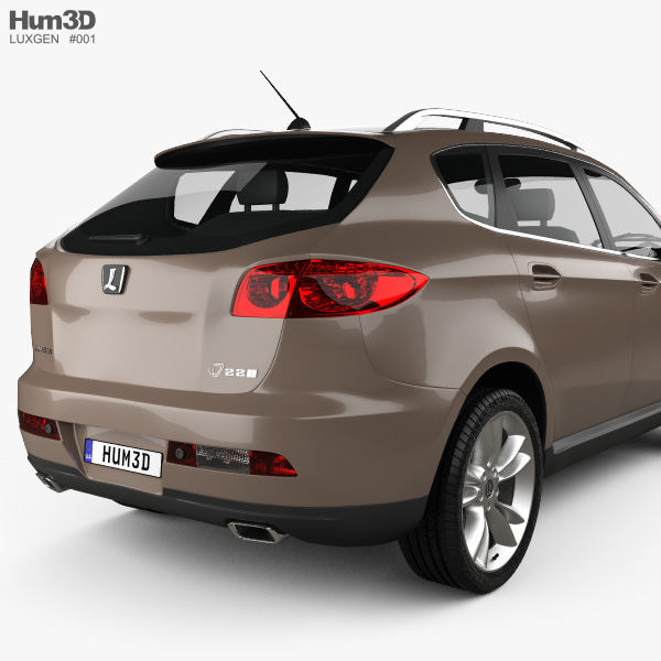 Luxgen 7 SUV 2015 3D model - Download Crossover SUV on 3DModels.org