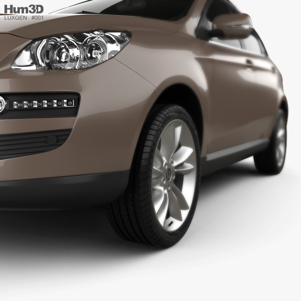 Luxgen 7 SUV 2015 3D model - Download Crossover SUV on 3DModels.org