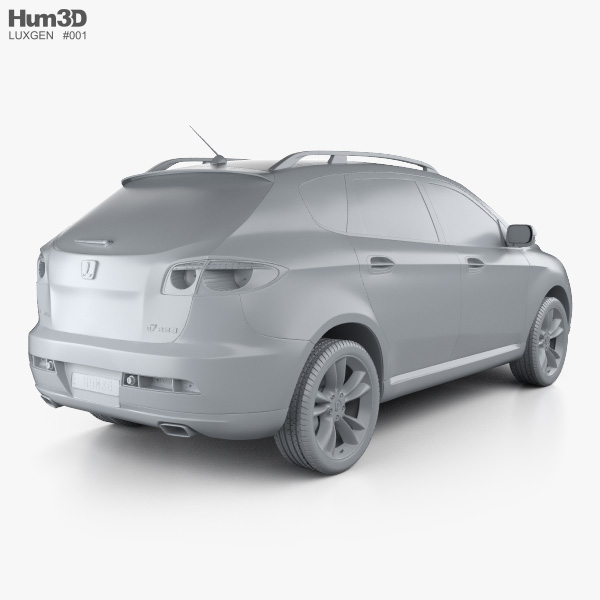 Luxgen 7 SUV 2015 3D model - Download Crossover SUV on 3DModels.org