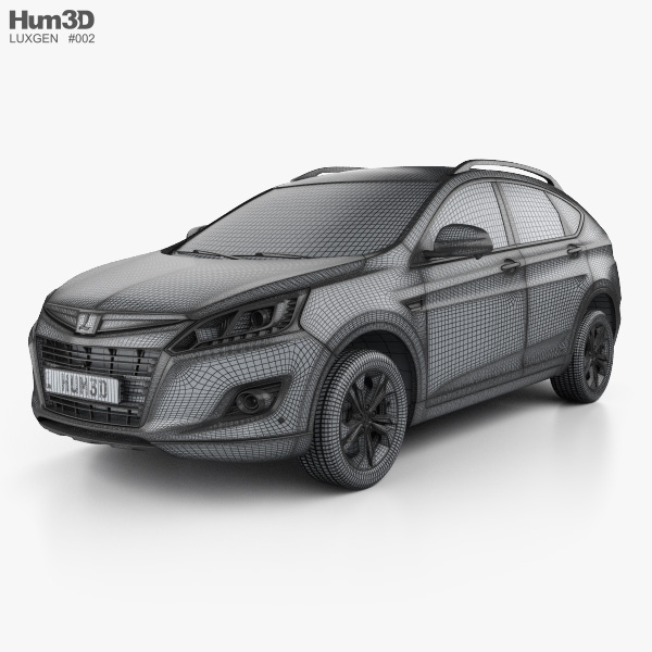 Luxgen U6 Turbo 2016 3D model - Download Crossover SUV on 3DModels.org