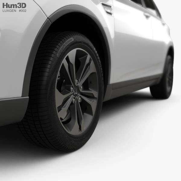 Luxgen U6 Turbo 2016 3D model - Download Crossover SUV on 3DModels.org