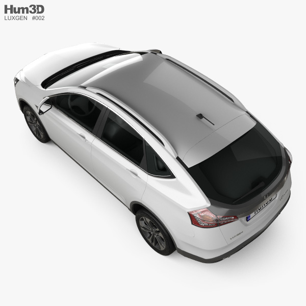 Luxgen U6 Turbo 2016 3D model - Download Crossover SUV on 3DModels.org