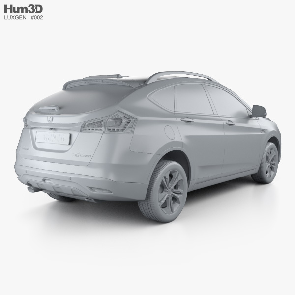 Luxgen U6 Turbo 2016 3D model - Download Crossover SUV on 3DModels.org