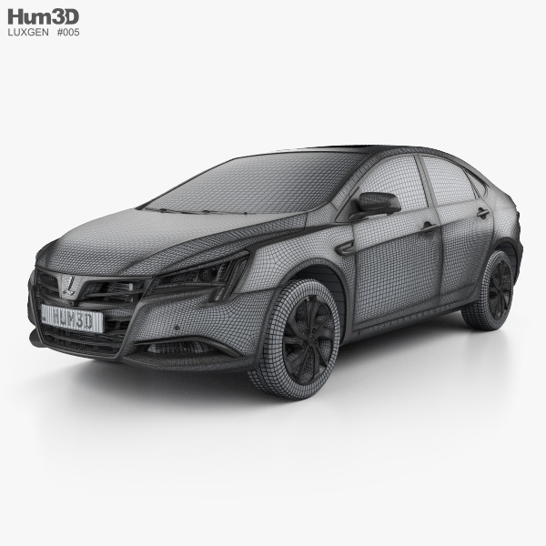 Luxgen S5 Turbo Eco Hyper 2018 3D model - Download Sedan on 3DModels.org