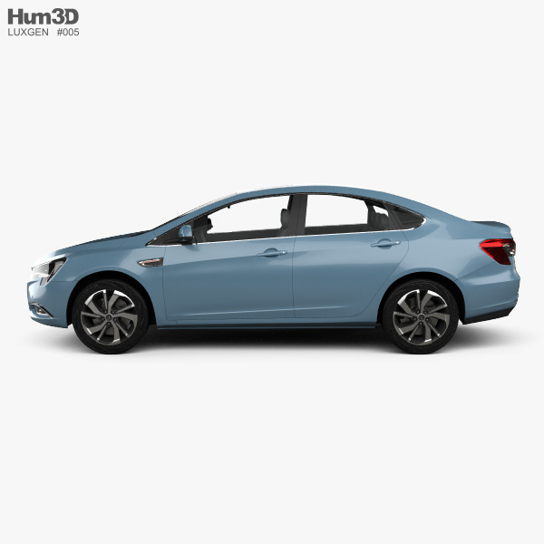 Luxgen S5 Turbo Eco Hyper 2018 3D model - Download Sedan on 3DModels.org