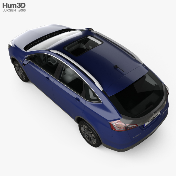 Luxgen U6 Turbo with HQ interior 2016 3D model - Download Crossover SUV ...