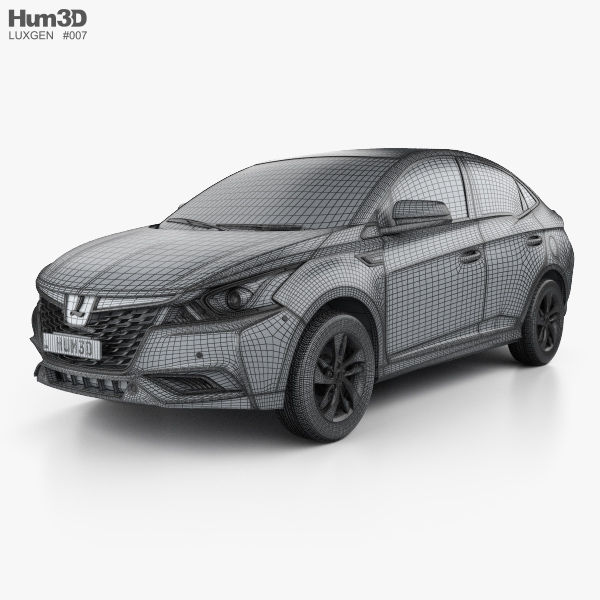 Luxgen S3 2019 3D 모델 - 다운로드 Sedan on 3DModels.org