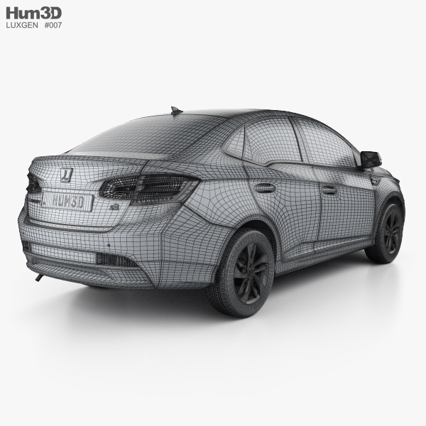 Luxgen S3 2019 3D 모델 - 다운로드 Sedan on 3DModels.org