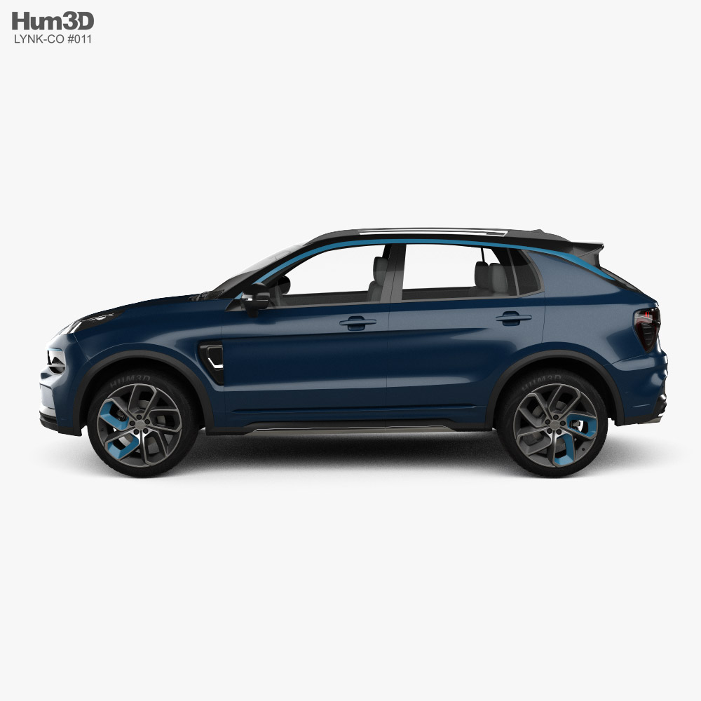 Lynk-Co 01 2023 3D model - Download Crossover SUV on 3DModels.org