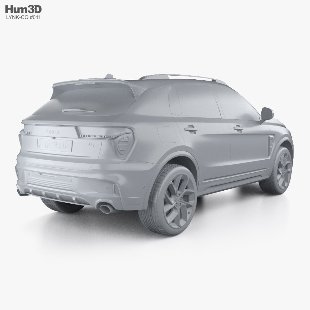 Lynk-Co 01 2023 3D model - Download Crossover SUV on 3DModels.org