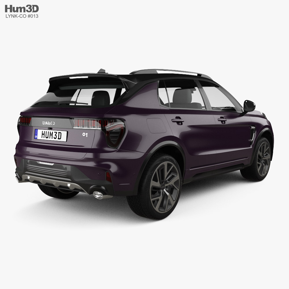 Lynk-Co 01 PHEV 2023 3D 모델 - 다운로드 Crossover SUV on 3DModels.org
