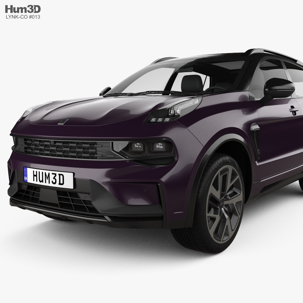 Lynk-Co 01 PHEV 2023 3D model - Download Crossover SUV on 3DModels.org