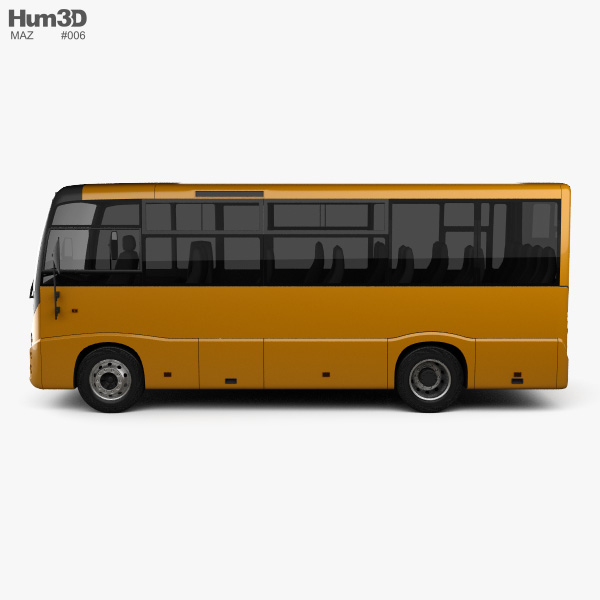 MAZ 241030 bus 2016 3D model - Download Bus on 3DModels.org