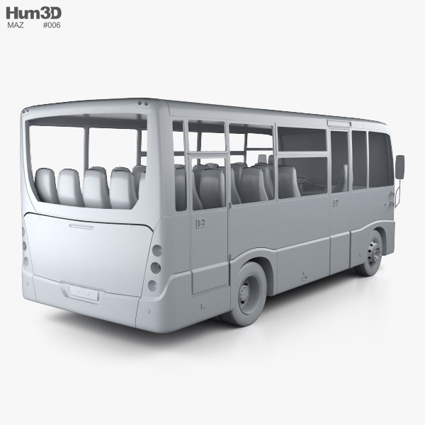 MAZ 241030 bus 2016 3D model - Download Bus on 3DModels.org