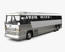 MCI MC-8 Bus 1973 Blueprint Template - 3DModels.org
