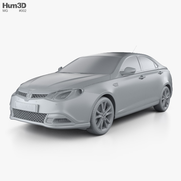 MG6 Magnette 2015 3D 모델 - 다운로드 Sedan on 3DModels.org