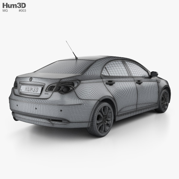 MG 550 2014 3D model - Download Sedan on 3DModels.org