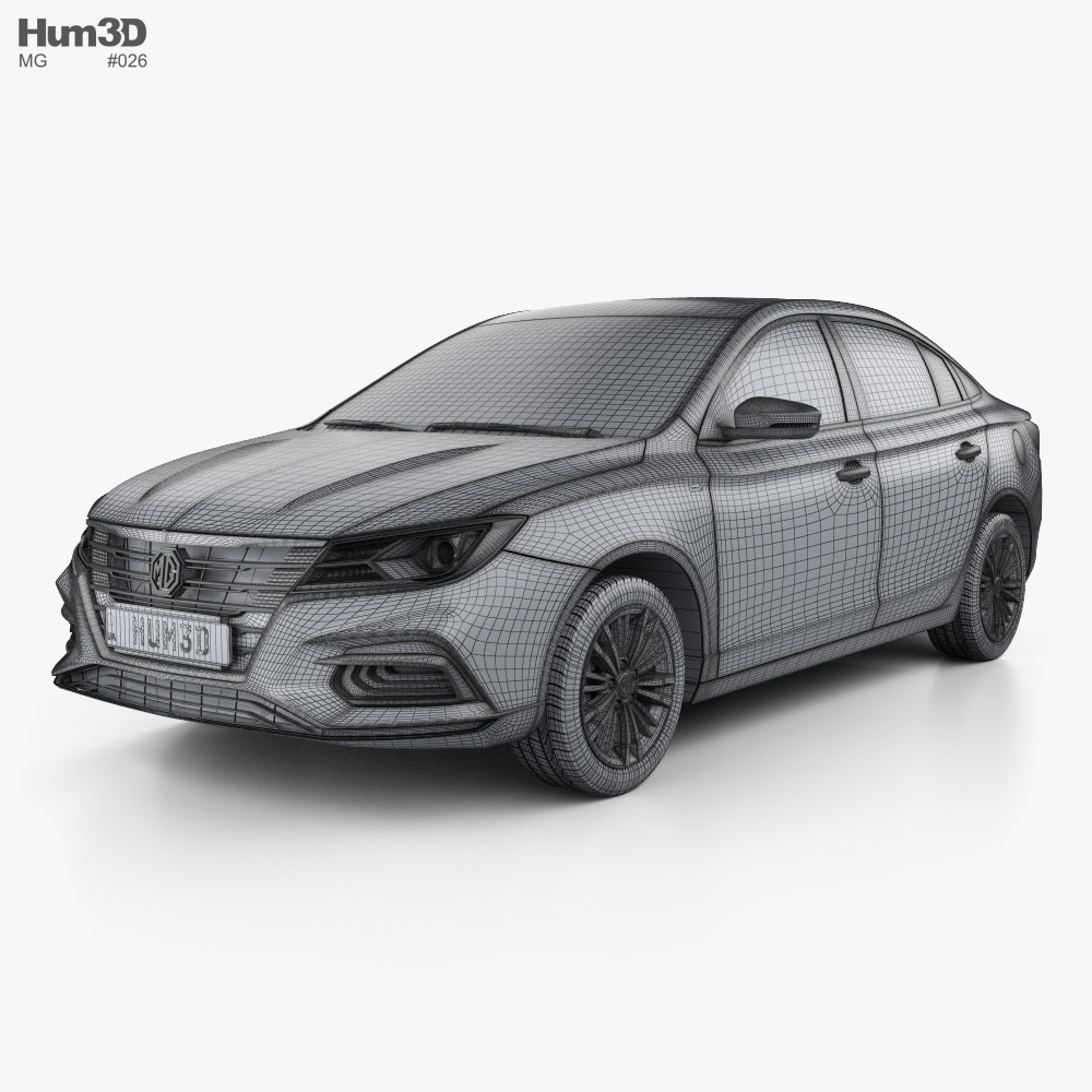 MG 5 2022 3D model - Download Sedan on 3DModels.org