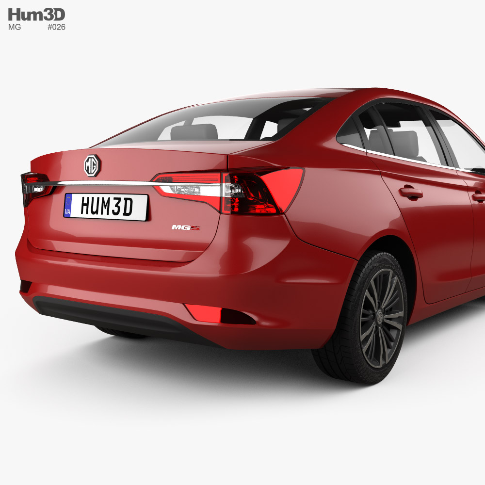 MG 5 2022 3D model - Download Sedan on 3DModels.org
