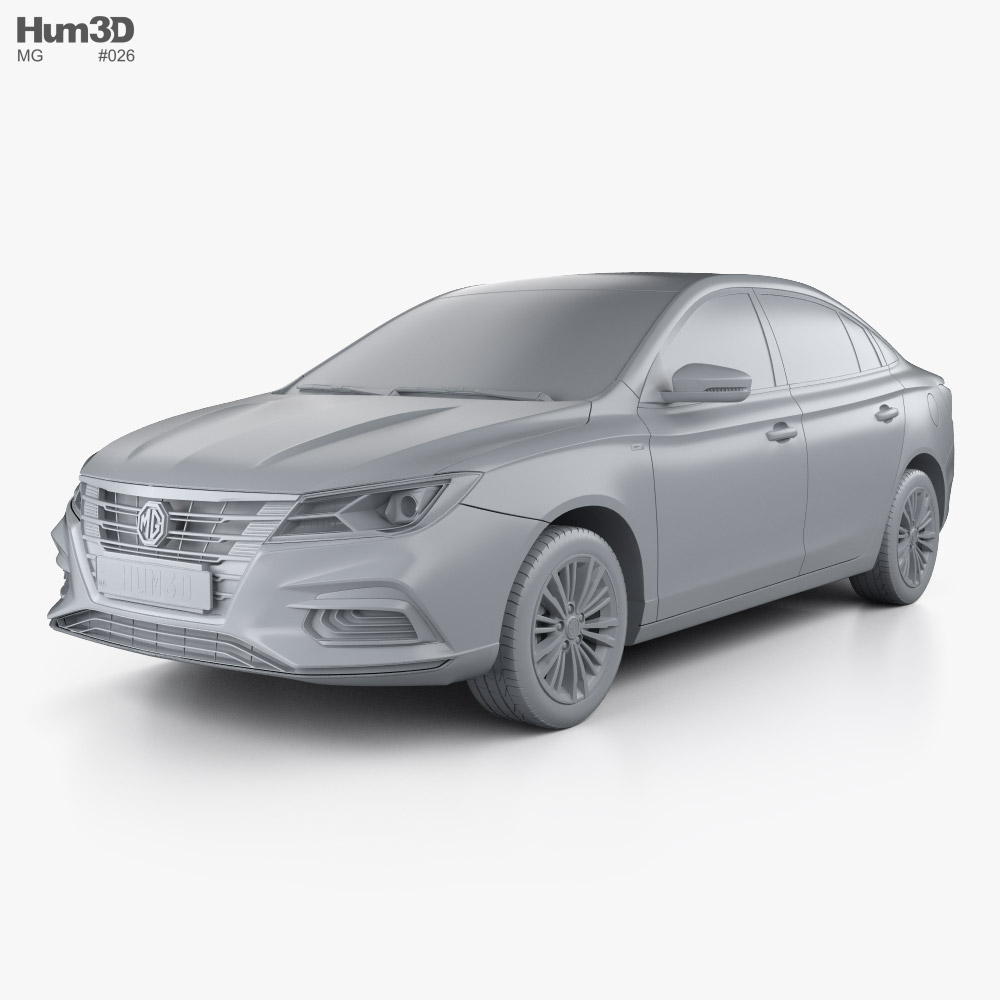 MG 5 2022 3D model - Download Sedan on 3DModels.org