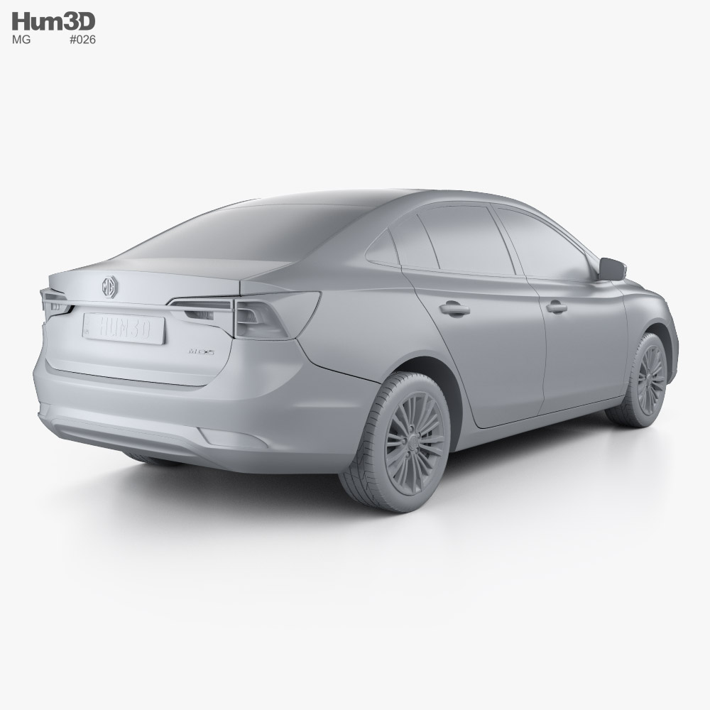 MG 5 2022 3D model - Download Sedan on 3DModels.org
