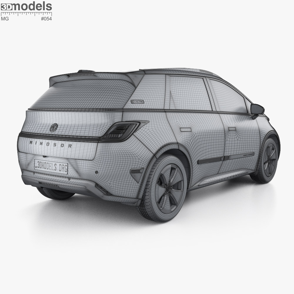 MG Windsor 2024 3D model - Download Crossover SUV on 3DModels.org