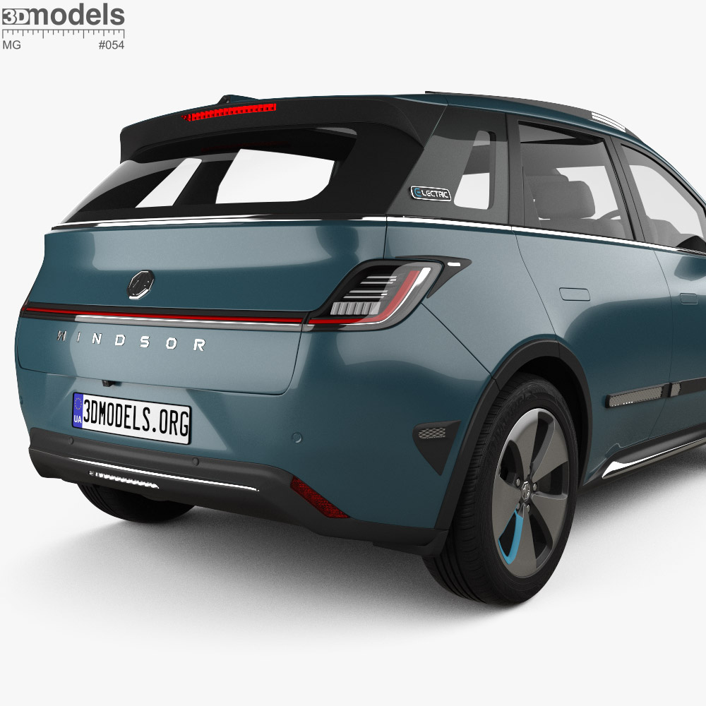 MG Windsor 2024 3D model - Download Crossover SUV on 3DModels.org