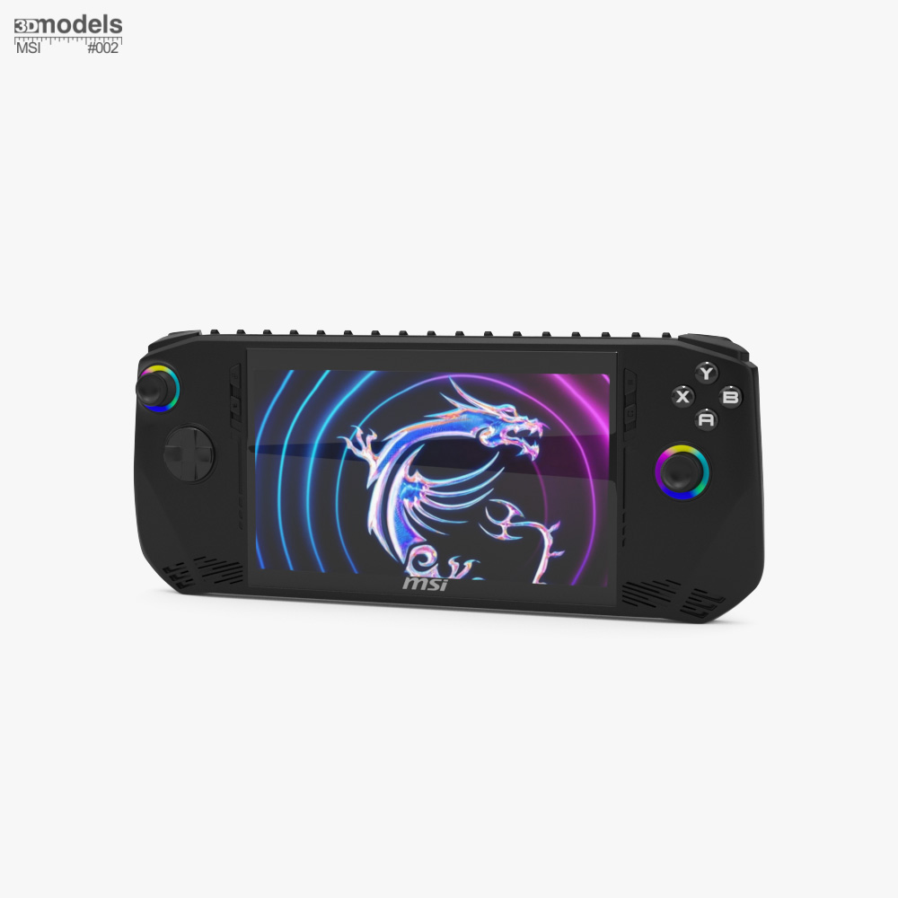 MSI Claw 7 3D model - Download Game Console on 3DModels.org